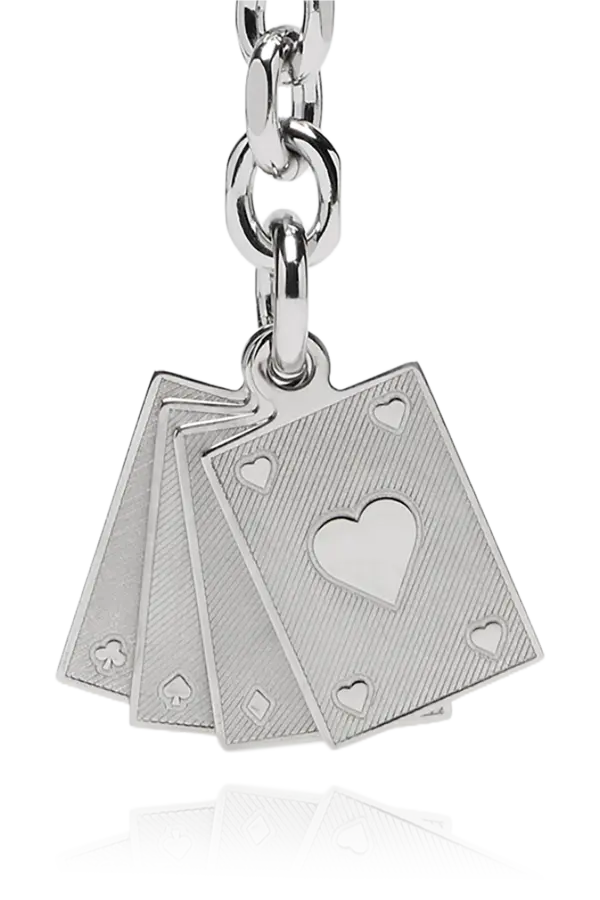 MAISON MARGIELA Keychain With Charms With Engraved Logo