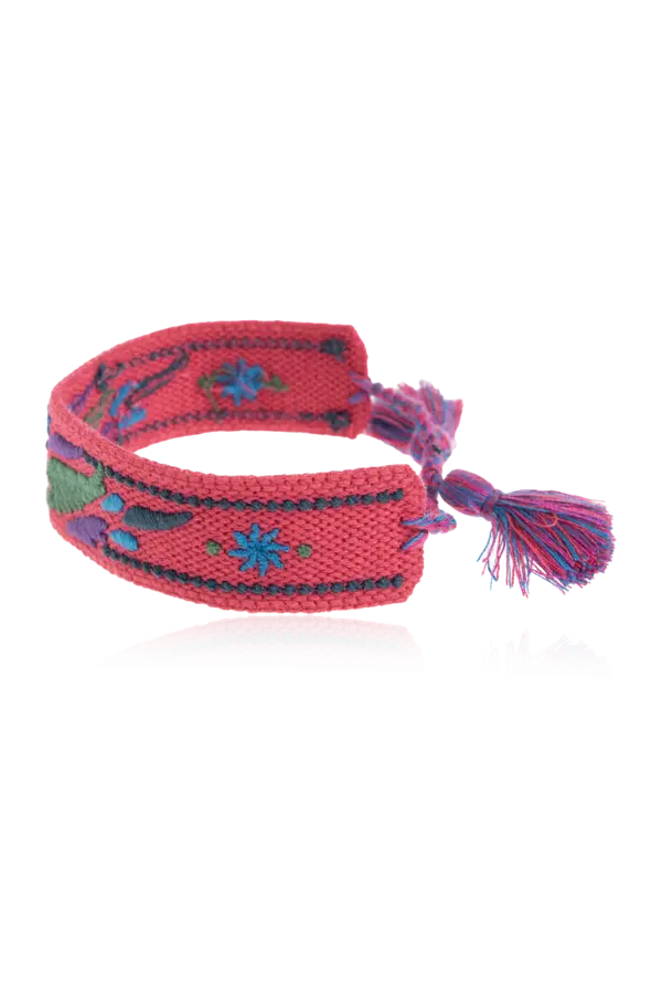Zadig&Voltaire Embroidered Bracelet With Tassels