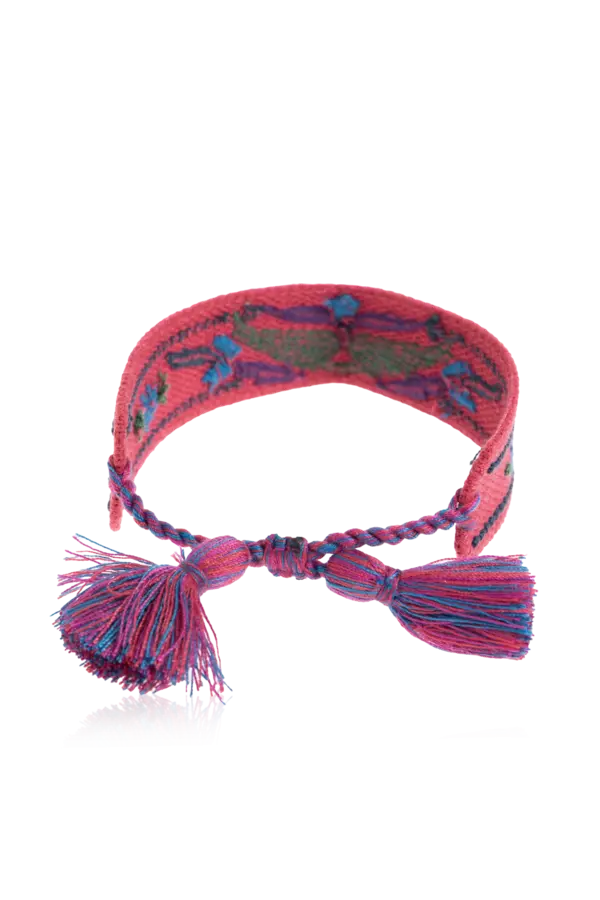 Zadig&Voltaire Embroidered Bracelet With Tassels