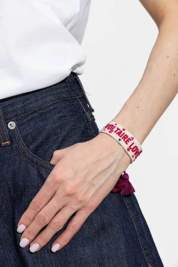 Zadig&Voltaire Embroidered Cotton Bracelet