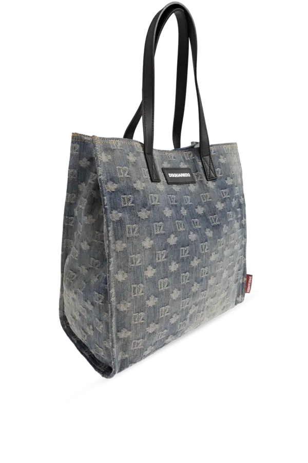 Dsquared2 Denim Bag With Monogram