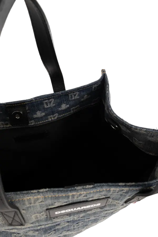 Dsquared2 Denim Bag With Monogram