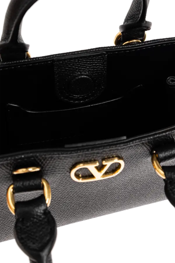 Valentino Garavani Grained Leather Top Handle Bag