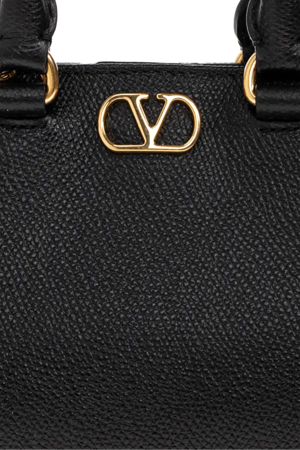 Valentino Garavani Grained Leather Top Handle Bag