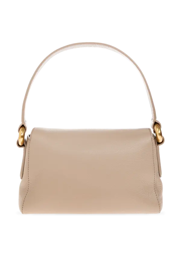 BY MALENE BIRGER Lellie' Leather Handbag With Gold Tone Fittings