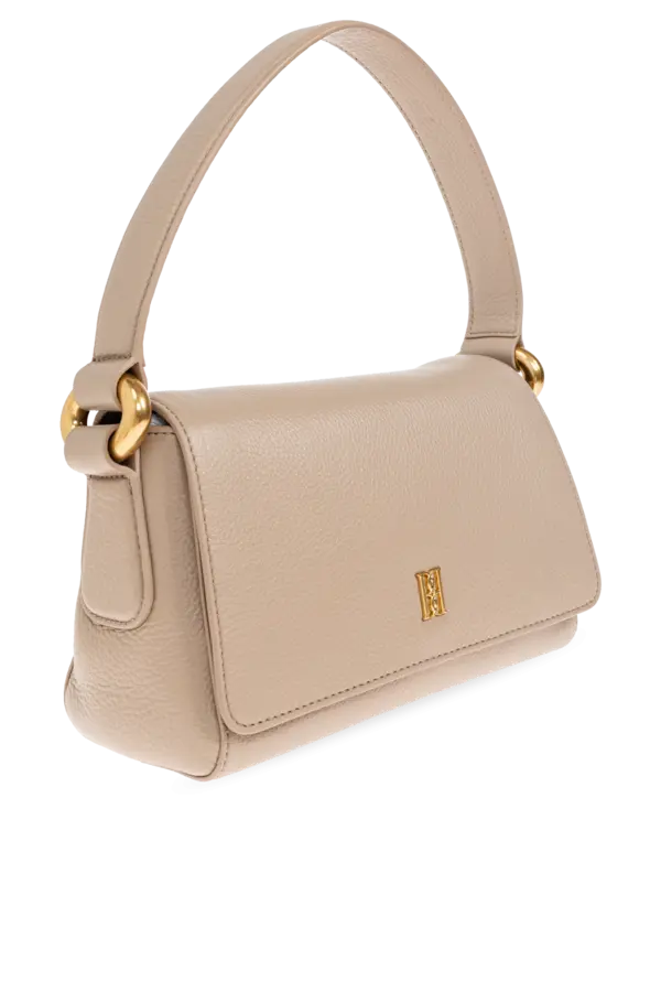 BY MALENE BIRGER Lellie' Leather Handbag With Gold Tone Fittings