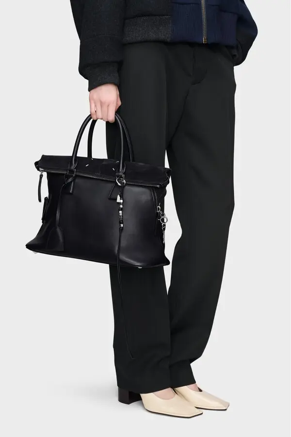 MAISON MARGIELA Long Keychain On A Leather Strap