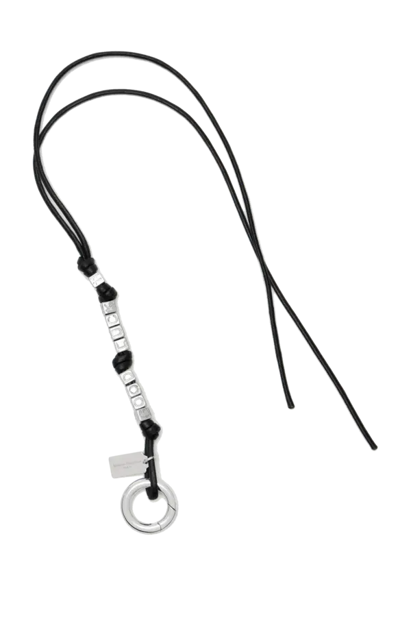 MAISON MARGIELA Long Keychain On A Leather Strap