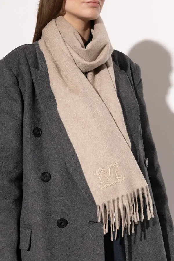 Max Mara Cashmere Scarf - Beige