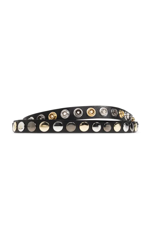 IRO PARIS Leather Belt With Studs