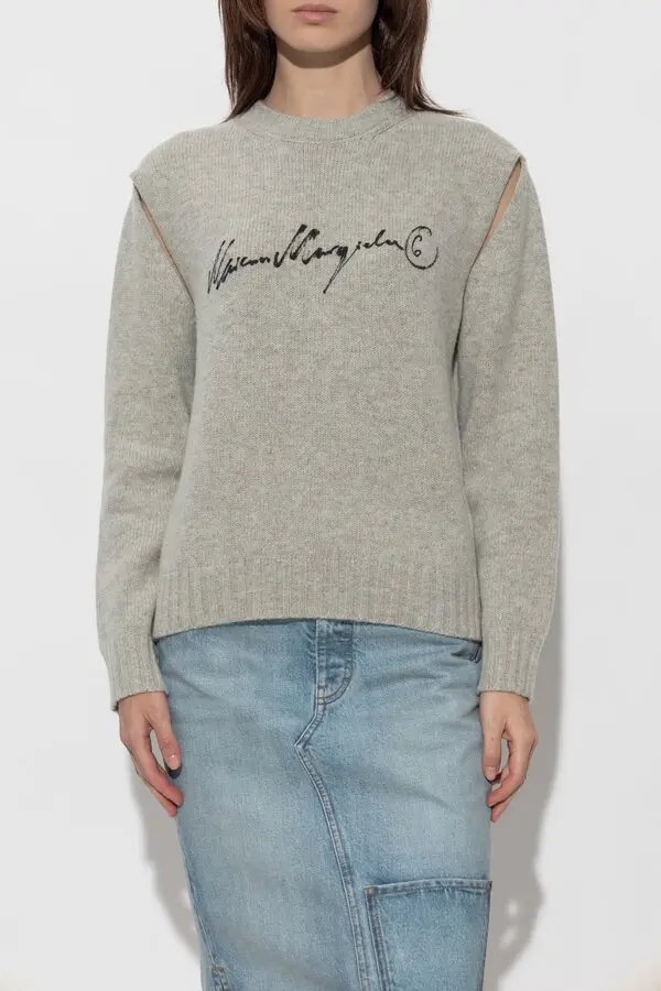 MAISON MARGIELA Logo Knit Sweater
