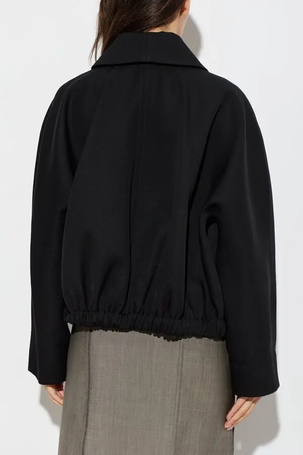 Victoria Beckham Wool Jacket With Drawstrings