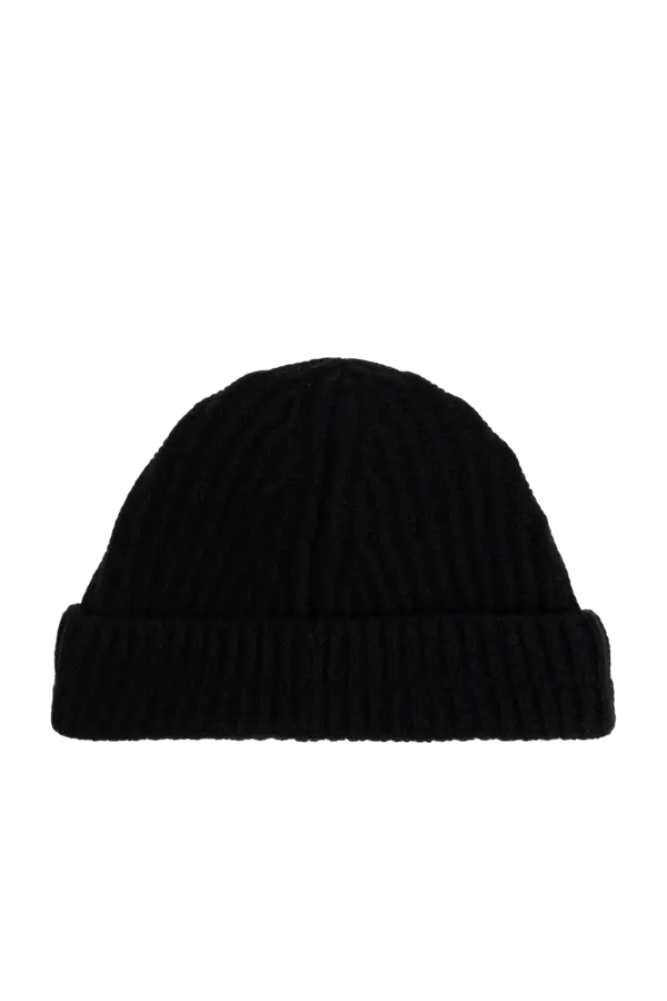 MAISON MARGIELA Ribbed Wool Beanie With Logo Patch