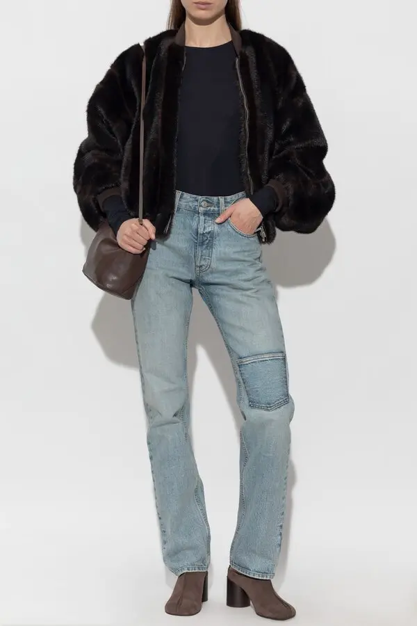 MAISON MARGIELA Furry Bomber Jacket