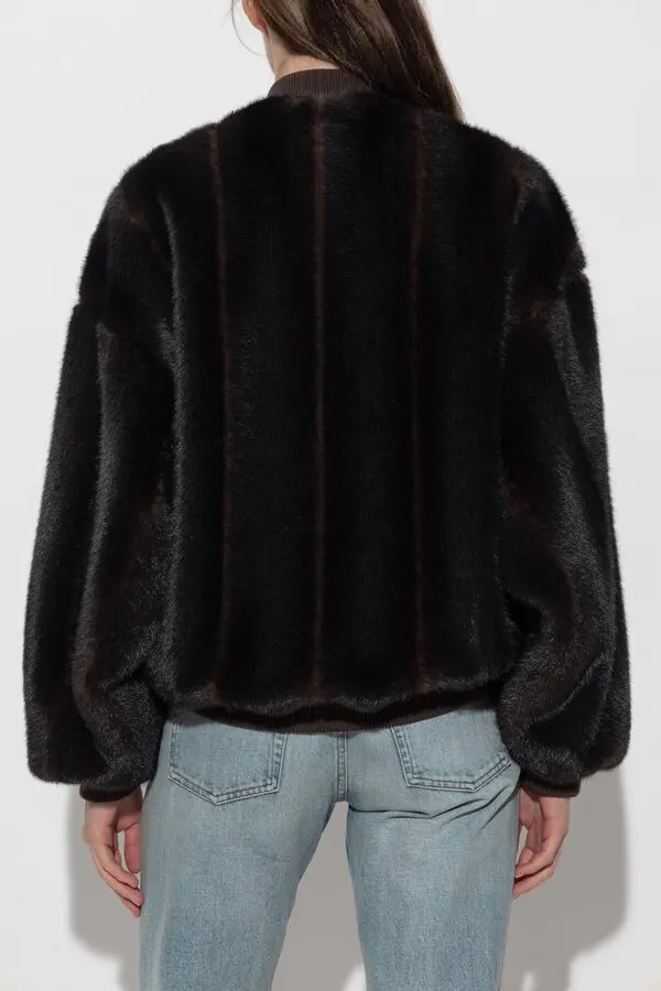 MAISON MARGIELA Furry Bomber Jacket