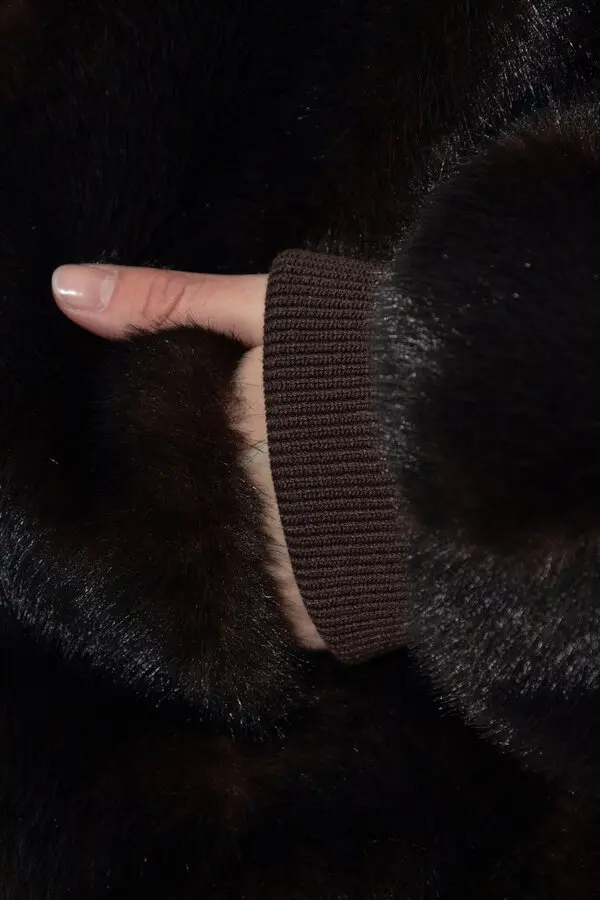 MAISON MARGIELA Furry Bomber Jacket