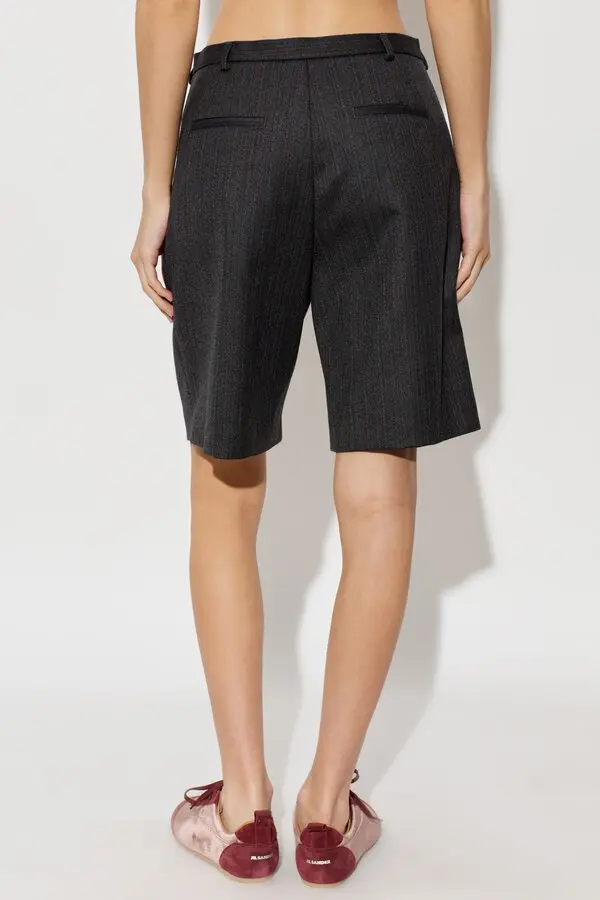 JIL SANDER Wool Shorts
