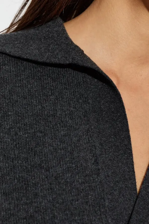 Victoria Beckham Long Sleeve Polo Shirt