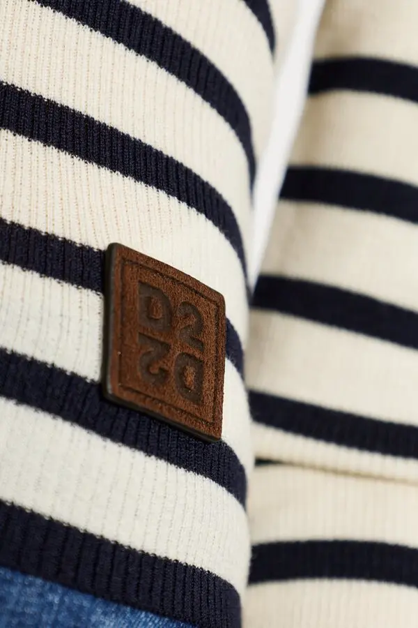 Dsquared2 Wool Sweater With Striped Pattern