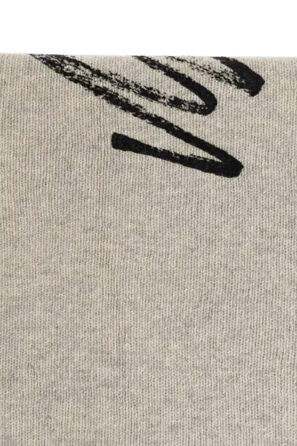 MAISON MARGIELA Wool Scarf With Logo