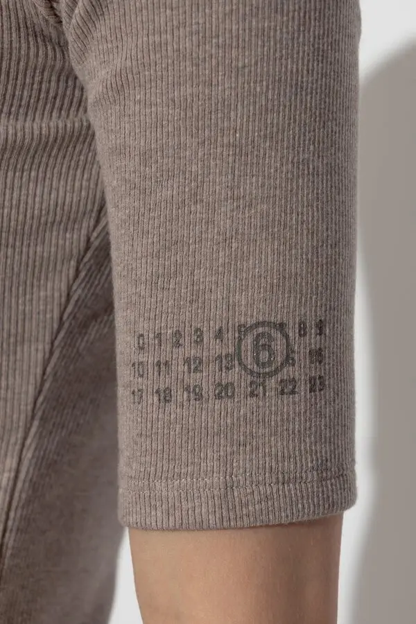 MAISON MARGIELA Fitted Top With Asymmetrical Neckline