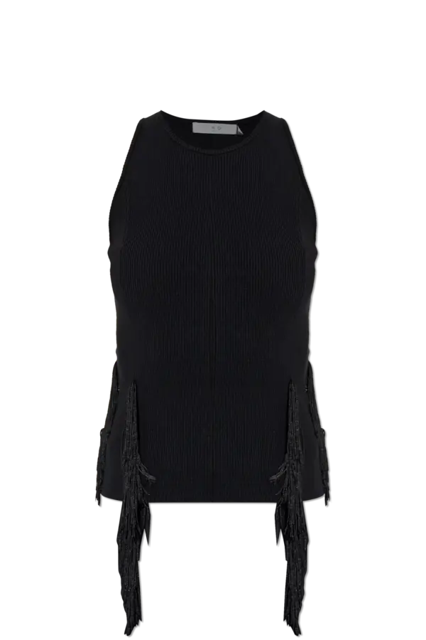IRO PARIS Top "flocon - Black