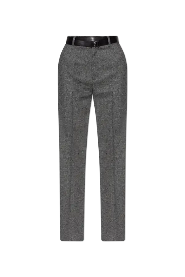 MAISON MARGIELA Trousers With Belt - Grey