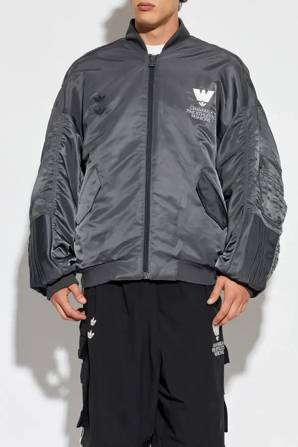 ADIDAS ORIGINALS Adidas X Willy Chavarria Oversized Bomber Jacket