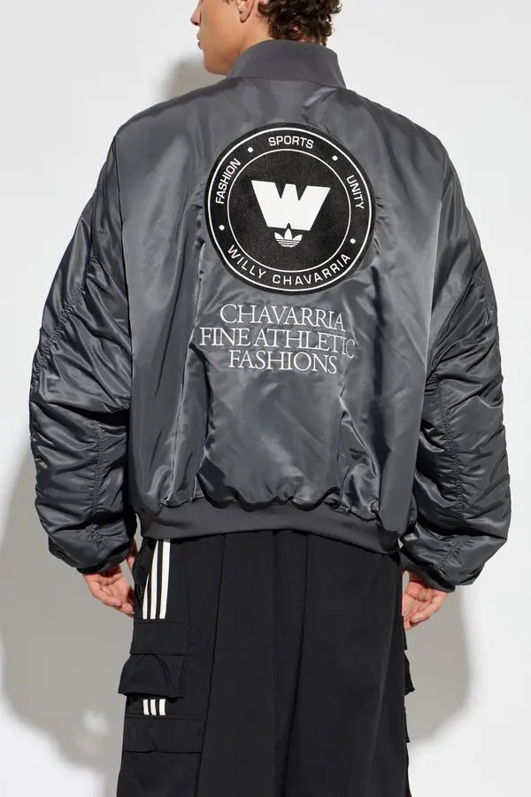 ADIDAS ORIGINALS Adidas X Willy Chavarria Oversized Bomber Jacket
