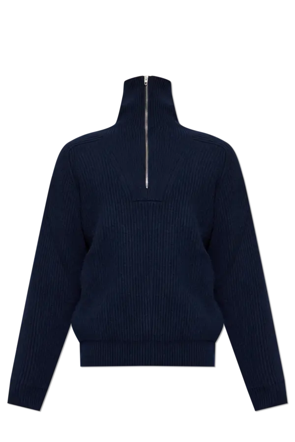 JIL SANDER Wool Sweater - Navy Blue