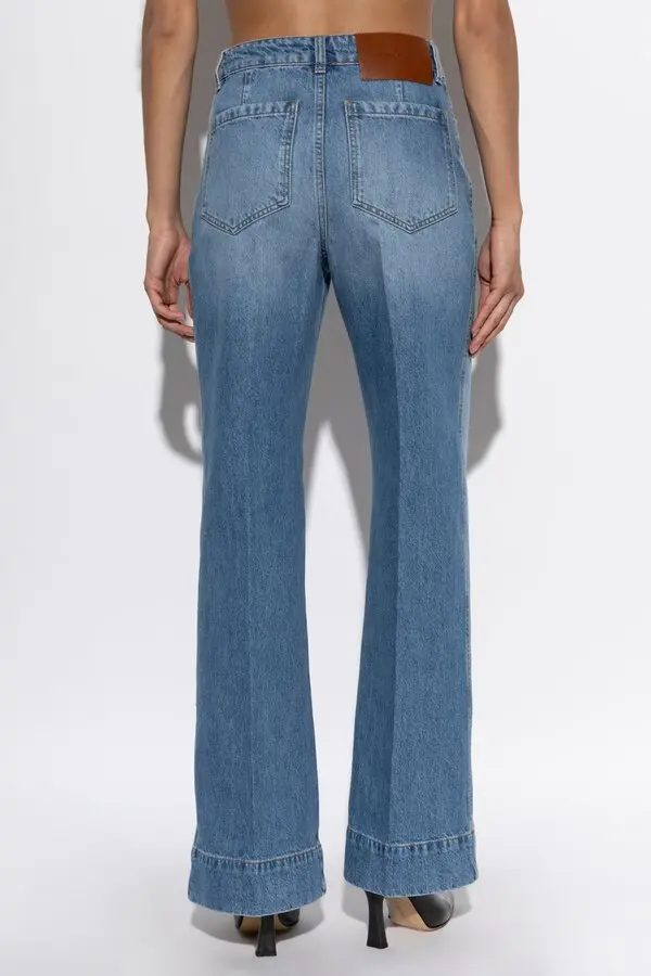 Victoria Beckham Wide-leg Jeans - Blue