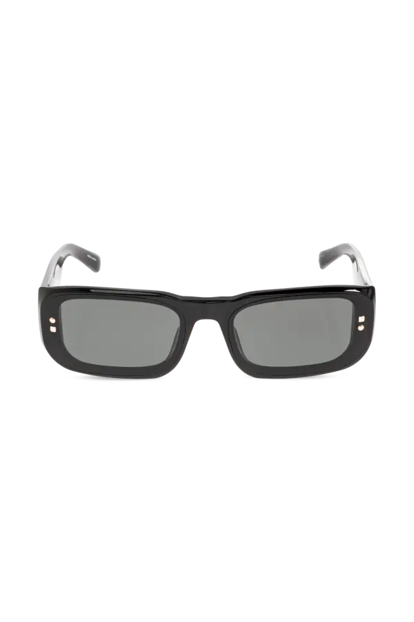 Jacquemus Rectangular Full Rim Sunglasses - Black