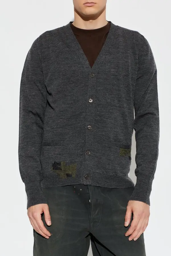 MAISON MARGIELA Wool Cardigan With Pockets