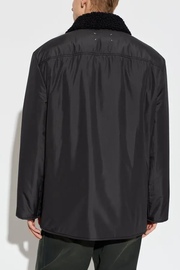 MAISON MARGIELA Jacket With Fur Collar