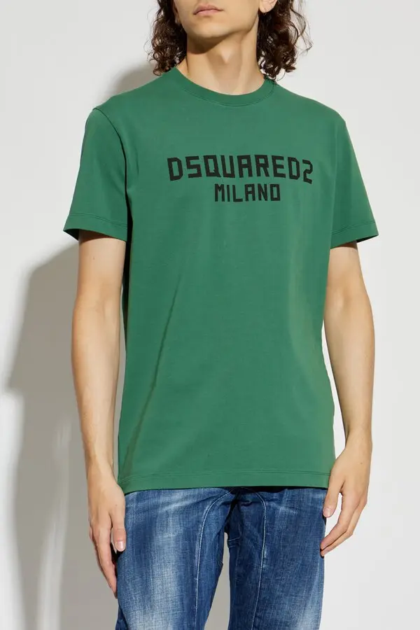 Dsquared2 T-shirt With Logo - Green