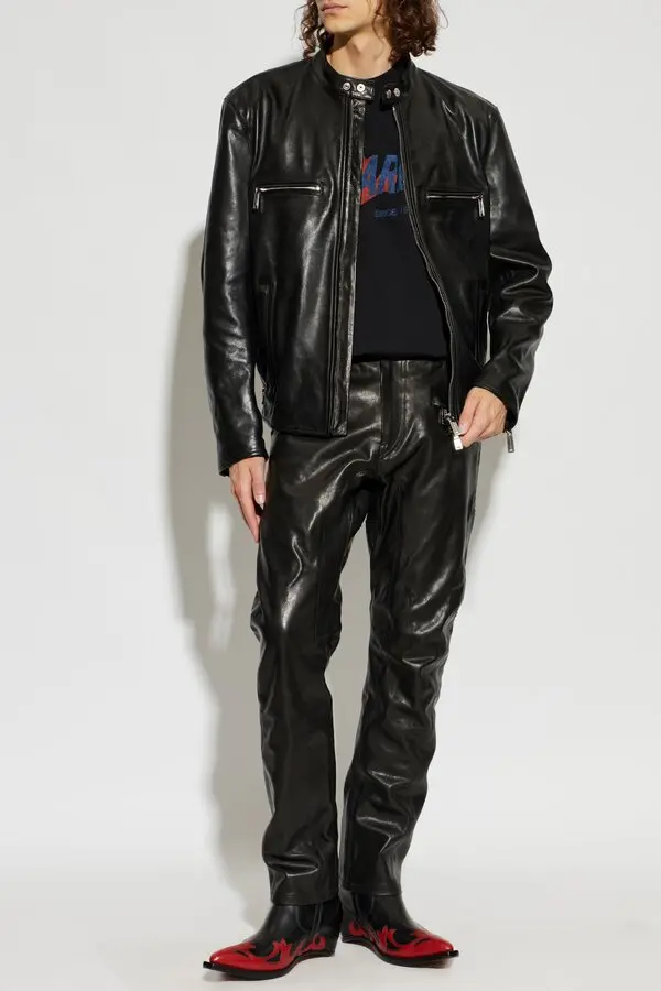 Dsquared2 Leather Trousers