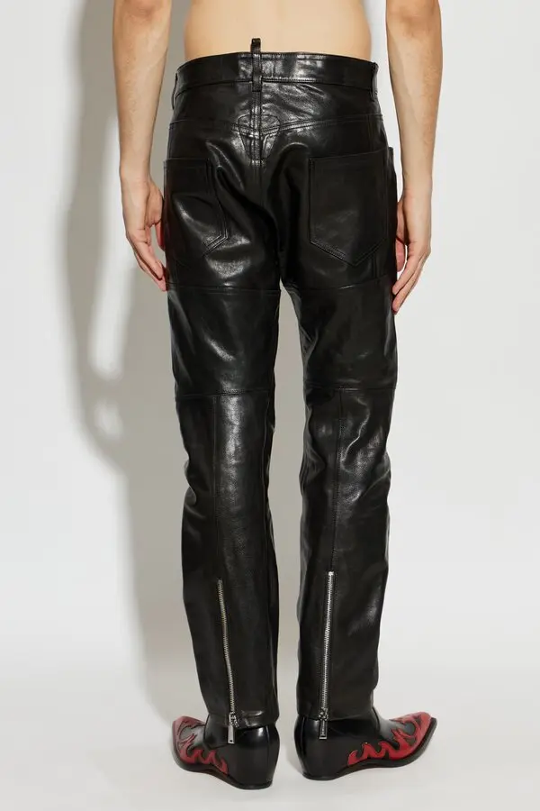 Dsquared2 Leather Trousers