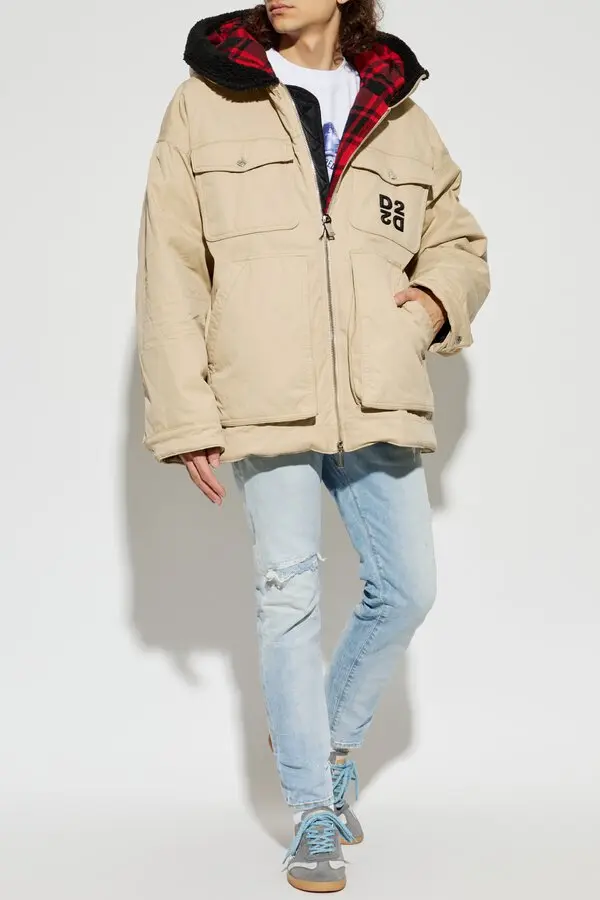 Dsquared2 Insulated Jacket With Hood