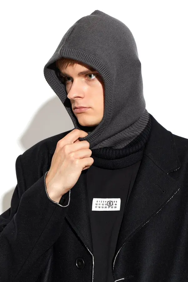 MAISON MARGIELA Knit Balaclava - Grey