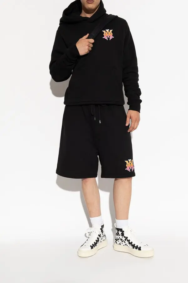 Amiri Stars Cour Hi" High Top Sneakers - Black