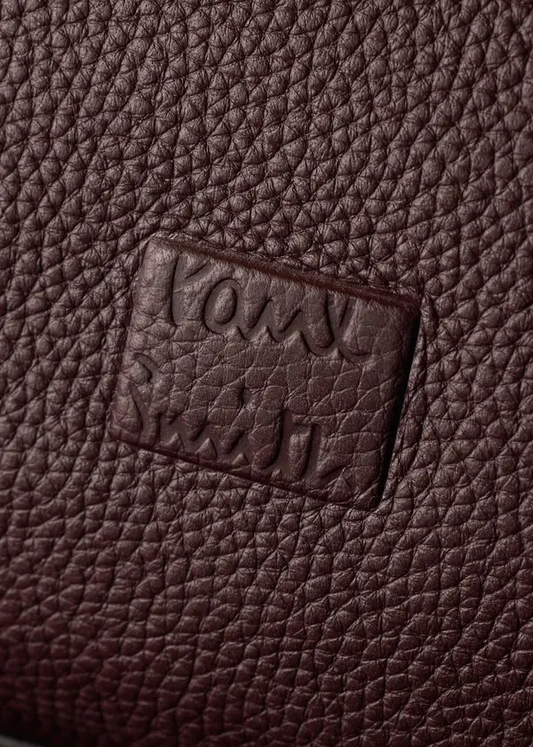Paul Smith Burgundy Leather Backpack
