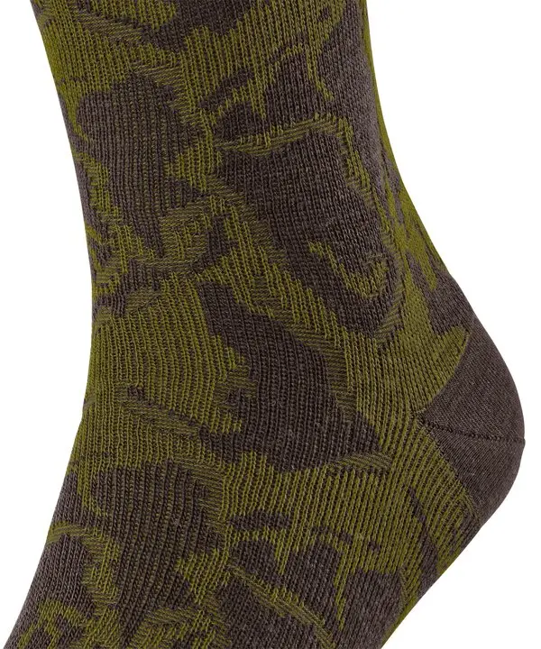 Falke Sensitive Tree Side Crew Socks With Camouflage Pattern