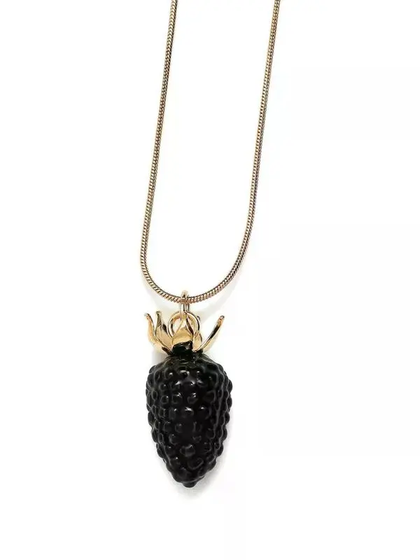 ANDRES GALLARDO Blackberry Snake-chain Necklace