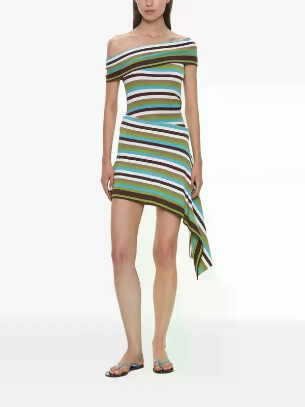 Christopher Esber Knit Draped Mini Dress