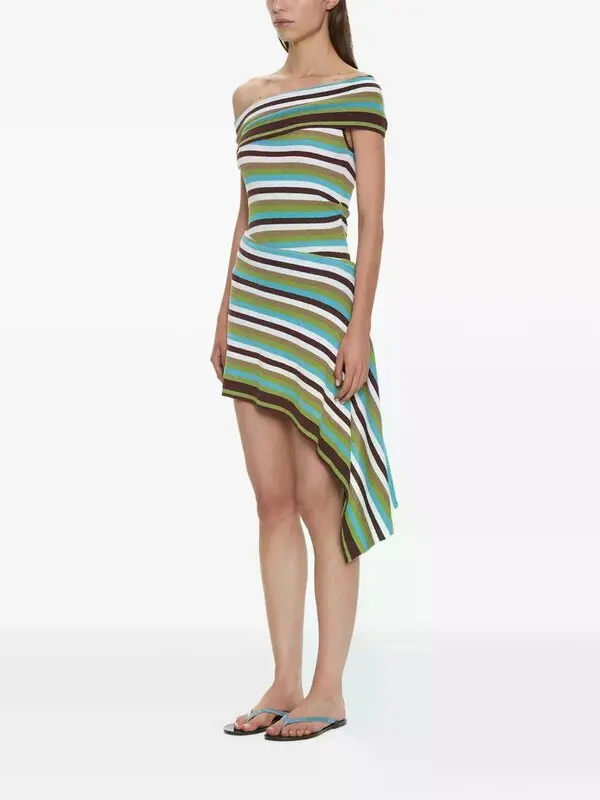 Christopher Esber Knit Draped Mini Dress