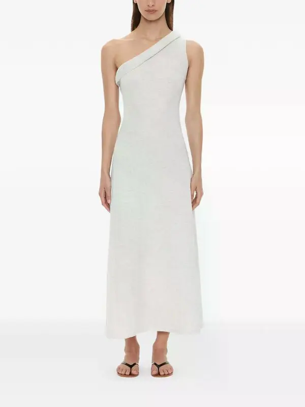 Christopher Esber Rolled-up Cutaway Mid Dress - Grey