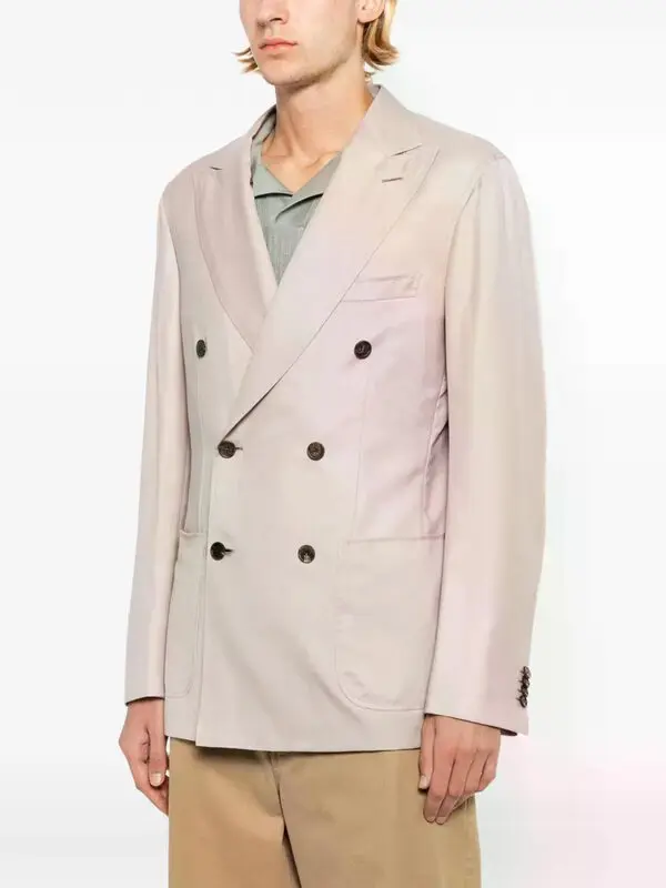 Brioni Double-breasted Peak-lapel Jacket