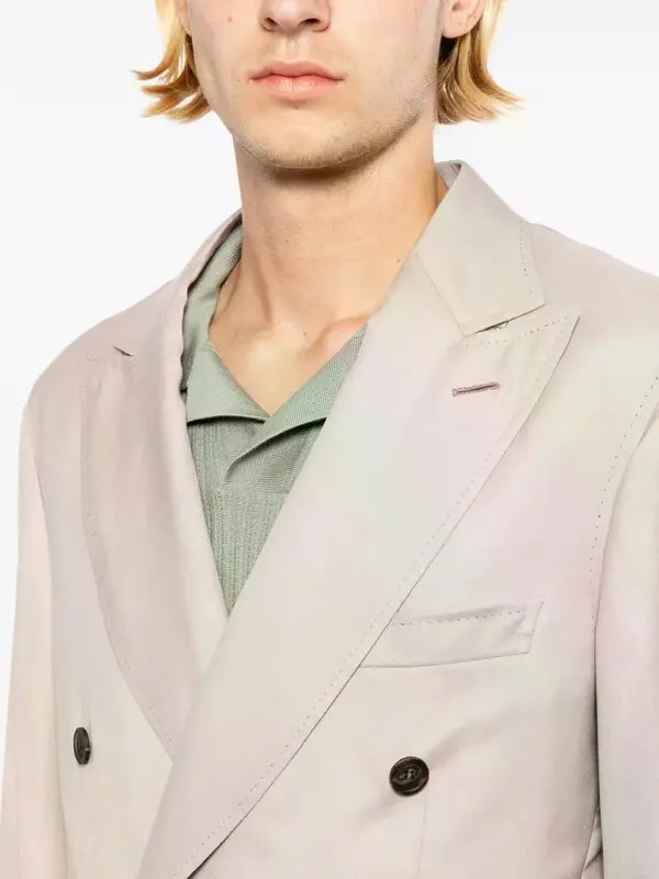 Brioni Double-breasted Peak-lapel Jacket