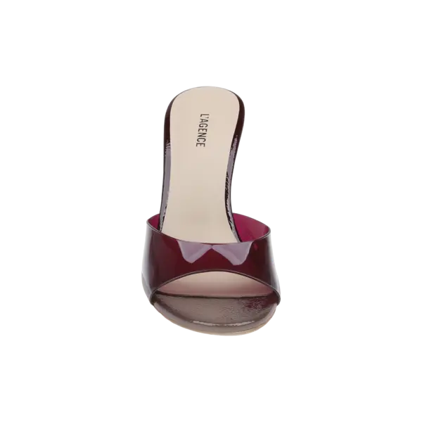 L'Agence Avery Sculpted Stiletto Mule - Wine