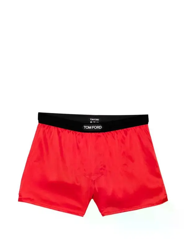 TOM FORD Logo-patch Boxer Shorts